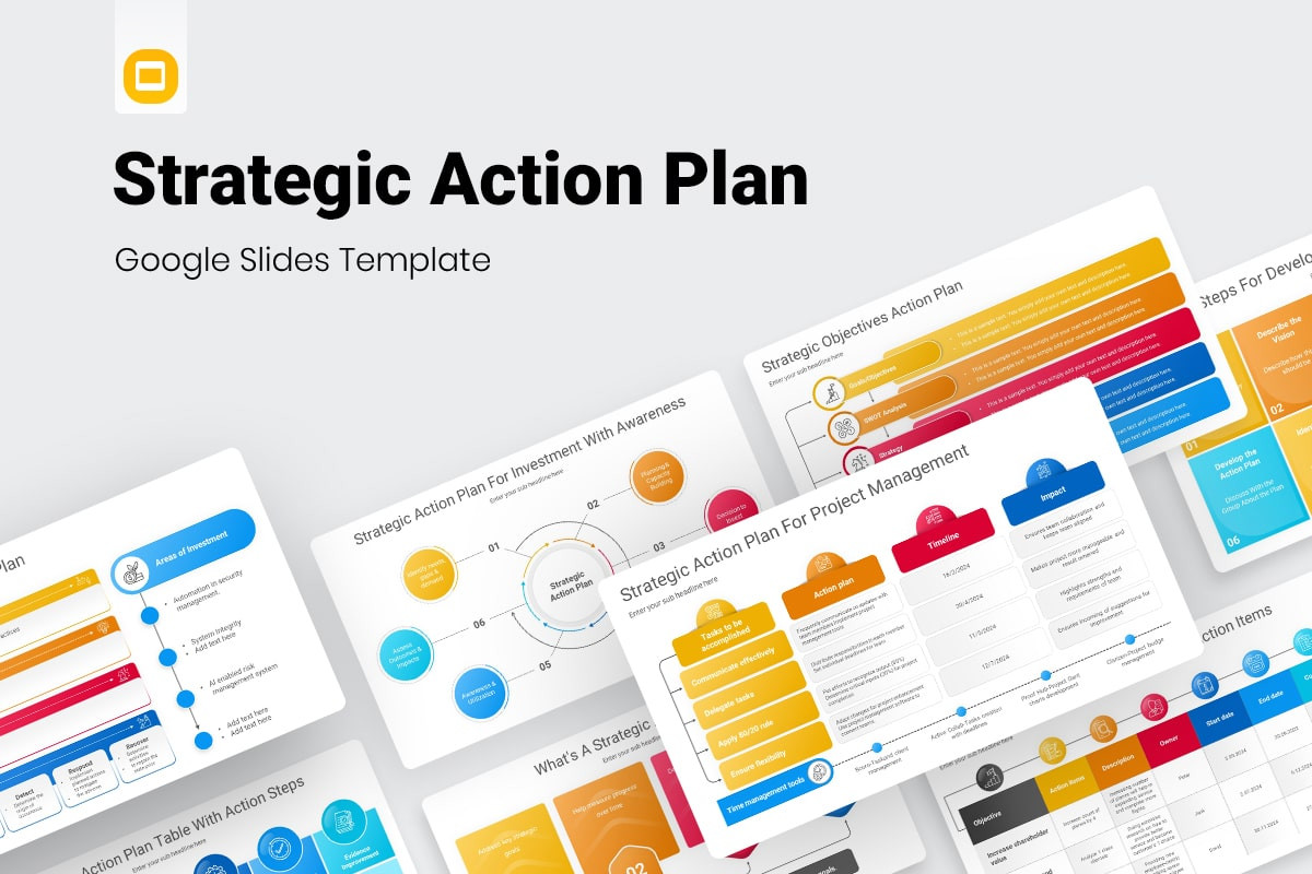 Strategic Action Plan Google Slides Presentation Template | Nulivo Market